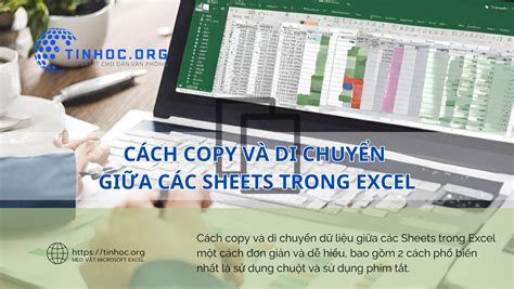 Cách Copy Và Di Chuyển Giữa Các Sheets Trong Excel Tinhoc Org