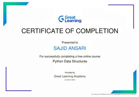 Sajid Ansari On Linkedin Python Datastructures Learningjourney Greatlearningacademy