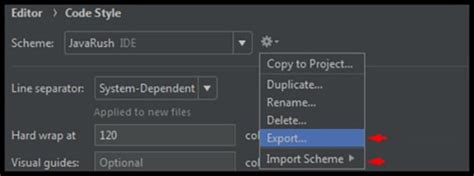 IntelliJ IDEA Style De Codage Et Formatage Du Code