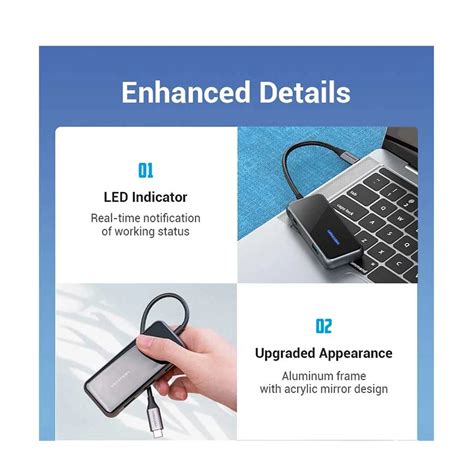 Vention Tfdhb Usb Type C Male To Quad Usb Pd Female Usb Hub Price In Bd Ryans