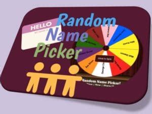 Random Name Picker Classroom Tool Classroom Freebies