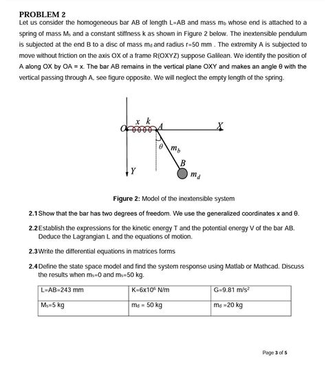 Solved Problem 2 Let Us Consider The Homogeneous Bar Ab Of