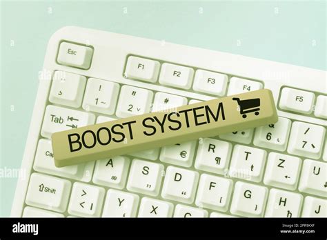 Writing Displaying Text Boost System Word Written On Rejuvenate