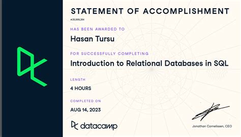 Hasan Tursu On Linkedin Dataanalyst Dataengineering Datacamp