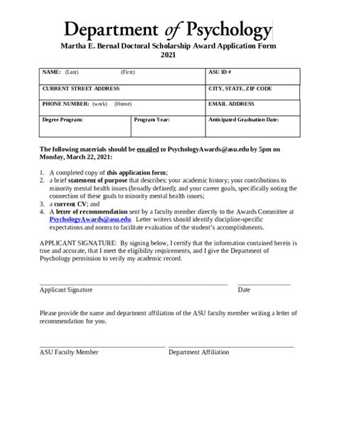 ASU ID Doc Template PdfFiller