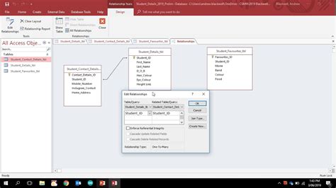 Database Tutorial 7 Creating Relationships Using Primary And Foreign