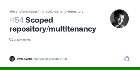 Scoped Repositorymultitenancy · Issue 54 · Alexandre Spiesermongodb
