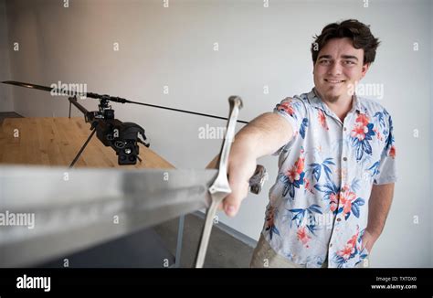 Palmer Luckey Founder Of Anduril Industries With Their Lattice Ghost