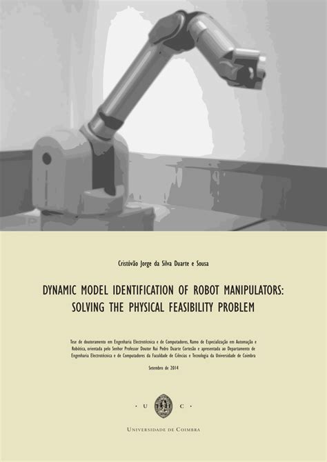 Pdf Dynamic Model Identification Of Robot Manipulators Solving The