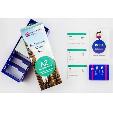 Купить книгу «Карточки для изучения английского языка уровень A2 Pre Intermediate в Киеве