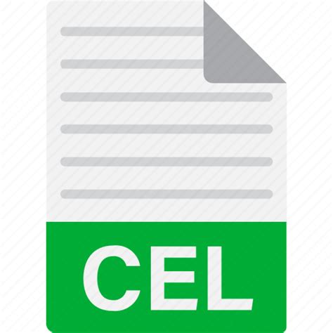Cel Document Extension File Format Icon Download On Iconfinder