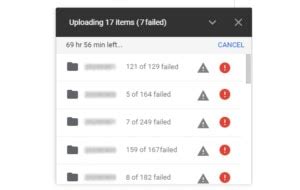 Google Drive Upload Issues Solving Slow Or Failed Uploads