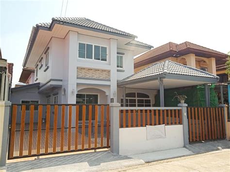 ขายบ้านเดี่ยว 2 ชั้น รีโนเวทใหม่ หมู่บ้านสินธร รังสิต พร้อมอยุ่ บ้านสวย ทำเลดี 3 ห้องนอน 2