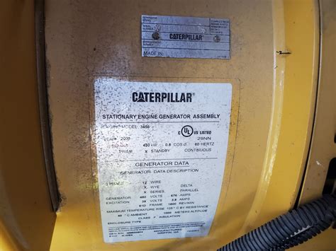 Used Cat 3456 Generator Set React Power Solutions