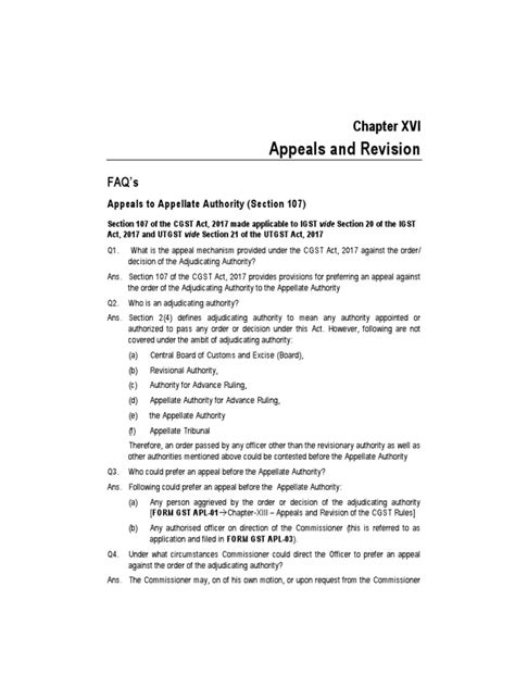 Gst Appeals And Revision Pdf Supreme Courts Jurisdiction