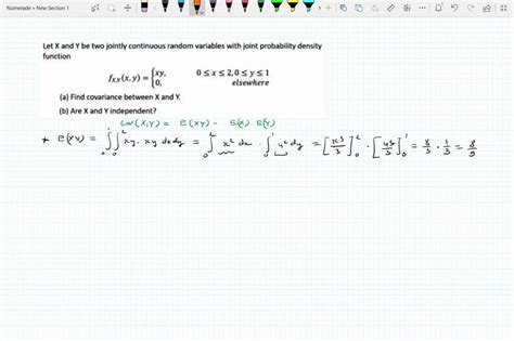 Solved Let X And Y Be Two Jointly Continuous Random Variables With