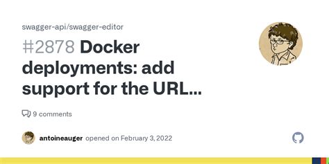 Docker Deployments Add Support For The Url Environment Variable · Issue 2878 · Swagger Api