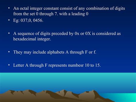 constants variables and datatypes in c ppt