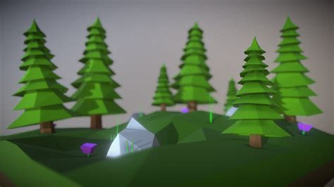 Spruce Tree Low Poly Free Download Free 3d Model By Bengreen