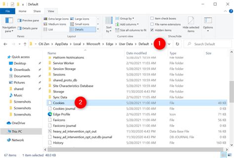 where are cookies stored in windows 10 for all major browsers