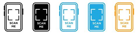 Scan Me Icon Line Art 47698978 Vector Art At Vecteezy