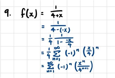 [college Calculus 2 Series] Express F X In The Form 1 1 R What Did I Do Wrong R Homeworkhelp