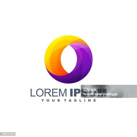 멋진 편지 O 로고 디자인 0명에 대한 스톡 벡터 아트 및 기타 이미지 0명 기하 깨끗한 Istock