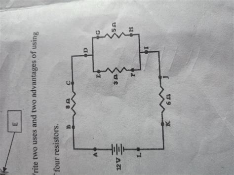 The Circuit Diagram Shows Four Resistors Circuit Diagram