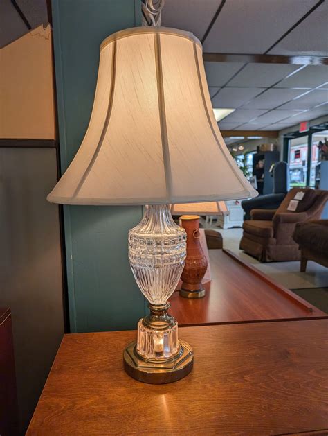 Lead Crystal Table Lamp Roth And Brader Furniture