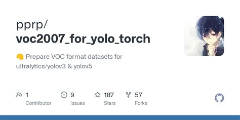 Github Pprp Voc2007 For Yolo Torch Punch Prepare Voc Format