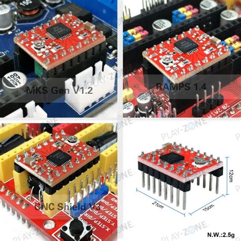 Play Zone Ch A4988 Stepper Driver Modul