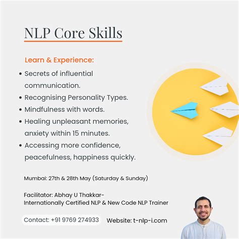 Nlp Course Nlp Core Skills Life Positive