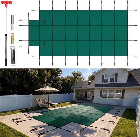 Vevor Pool Safety Cover Fits 16x32ft Rectangular Inground