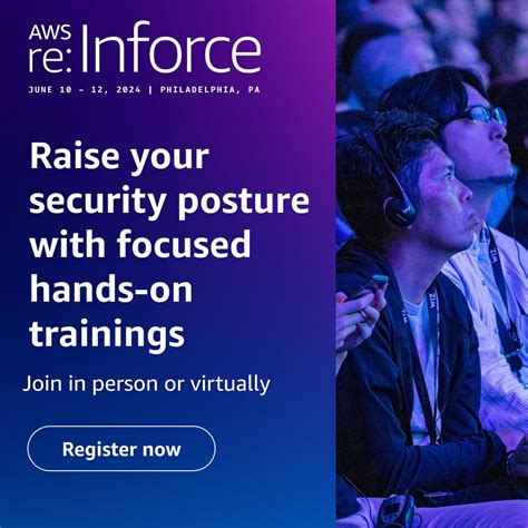 Aws Re Inforce Our Annual Cloud Security Event Amazon Web Services Aws
