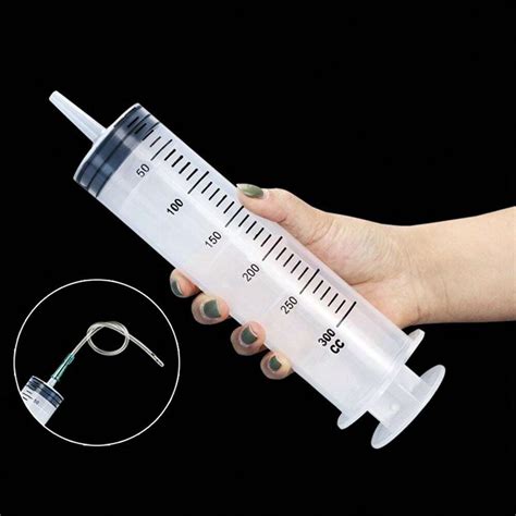 1 Pcs Plastic Syringe 300ml Reusable Syringe Large Reusable Syringe
