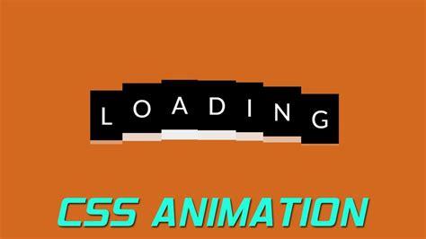 Css Loading Animation Examples Stair Loading Css Animation Youtube
