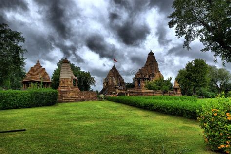 Views Of The Main Monuments And Points Of Interest In India Khajuraho Temples Or Kamasutra