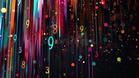 Binary Code And Abstract Digital Data Futuristic Digital Artwork Tech Aig53 Stock