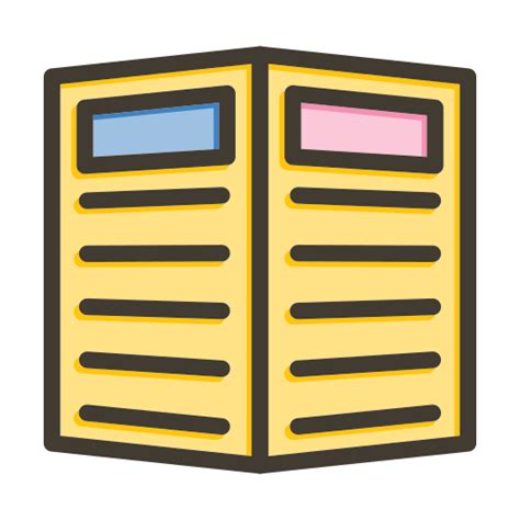 Leaflet Generic Color Lineal Color Icon