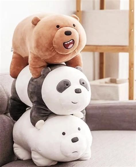 Osos Escandalosos De Peluche 40cm Pardo Polar Panda C U Mercado Libre