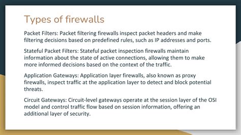 Computing Security Ppt For Firewall And Its Applicationpptx