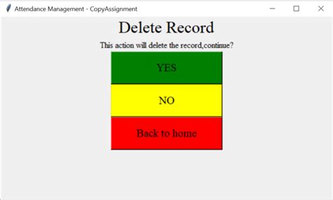 Attendance Management System Project In Python Copyassignment