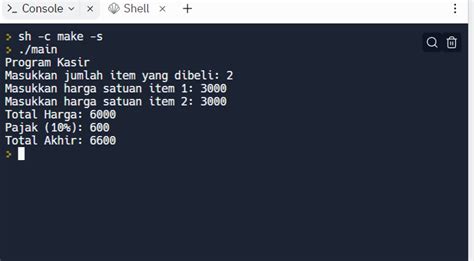 Eskalatorst Blog Program Kasir Sederhana Menggunakan Bahasa Pemrograman C