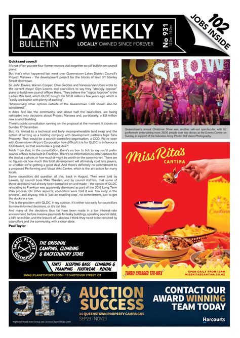 issue 931 lakes weekly bulletin