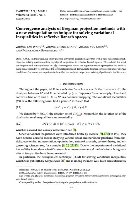 Convergence Analysis Of Bregman Projection Methods With A New