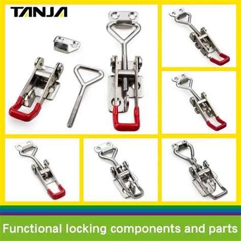 Degree Locking Heavy Duty Hasp Toggle Latch Customized Metal Stamping Stainless Steel Toggle