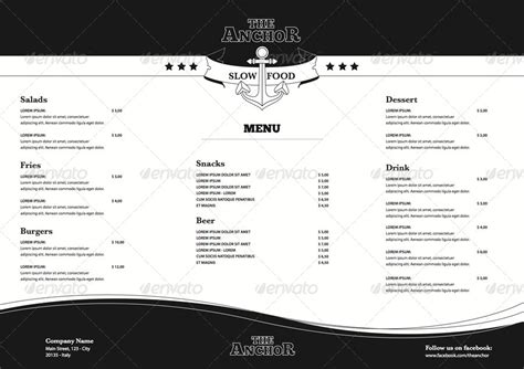 Restaurant And Pub Menu Print Templates Graphicriver