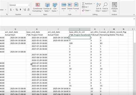 P6 Export To Excel Number Formatting Secret