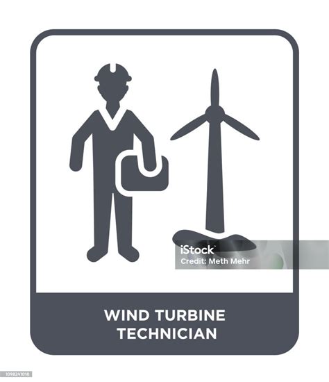 바람 터빈 기술공 흰색 바탕에 아이콘 벡터 바람 터빈 기술자 유행 가득 직업 및 작업 컬렉션에서 아이콘 기술자에 대한 스톡 벡터 아트 및 기타 이미지 Istock
