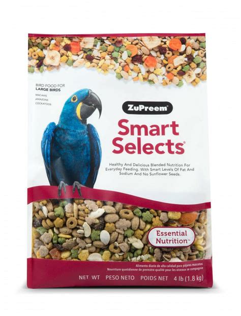 Zupreem Smart Selects Food For Large Birds